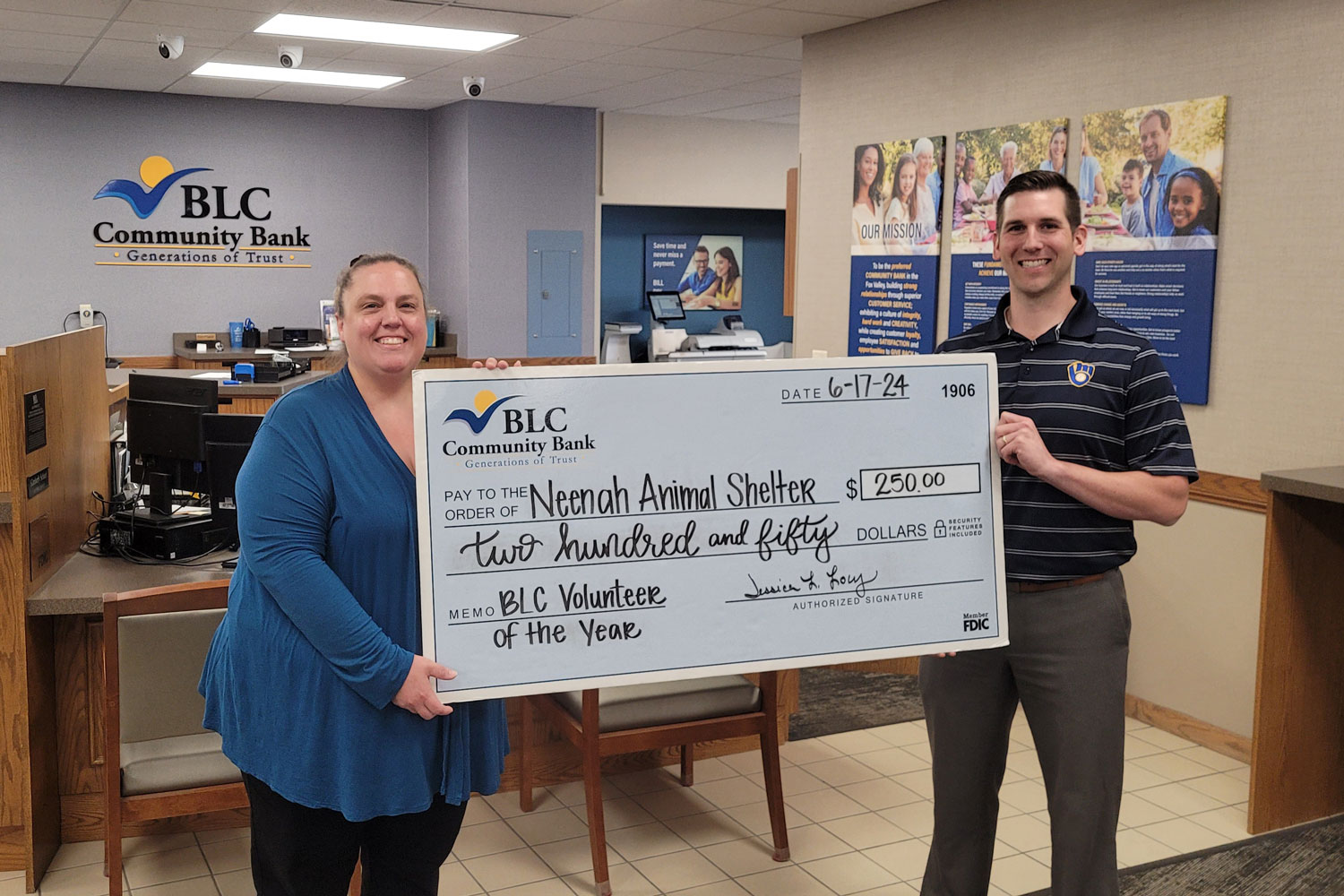 Community Involvement | BLC Community Bank- Fox Valley, WI